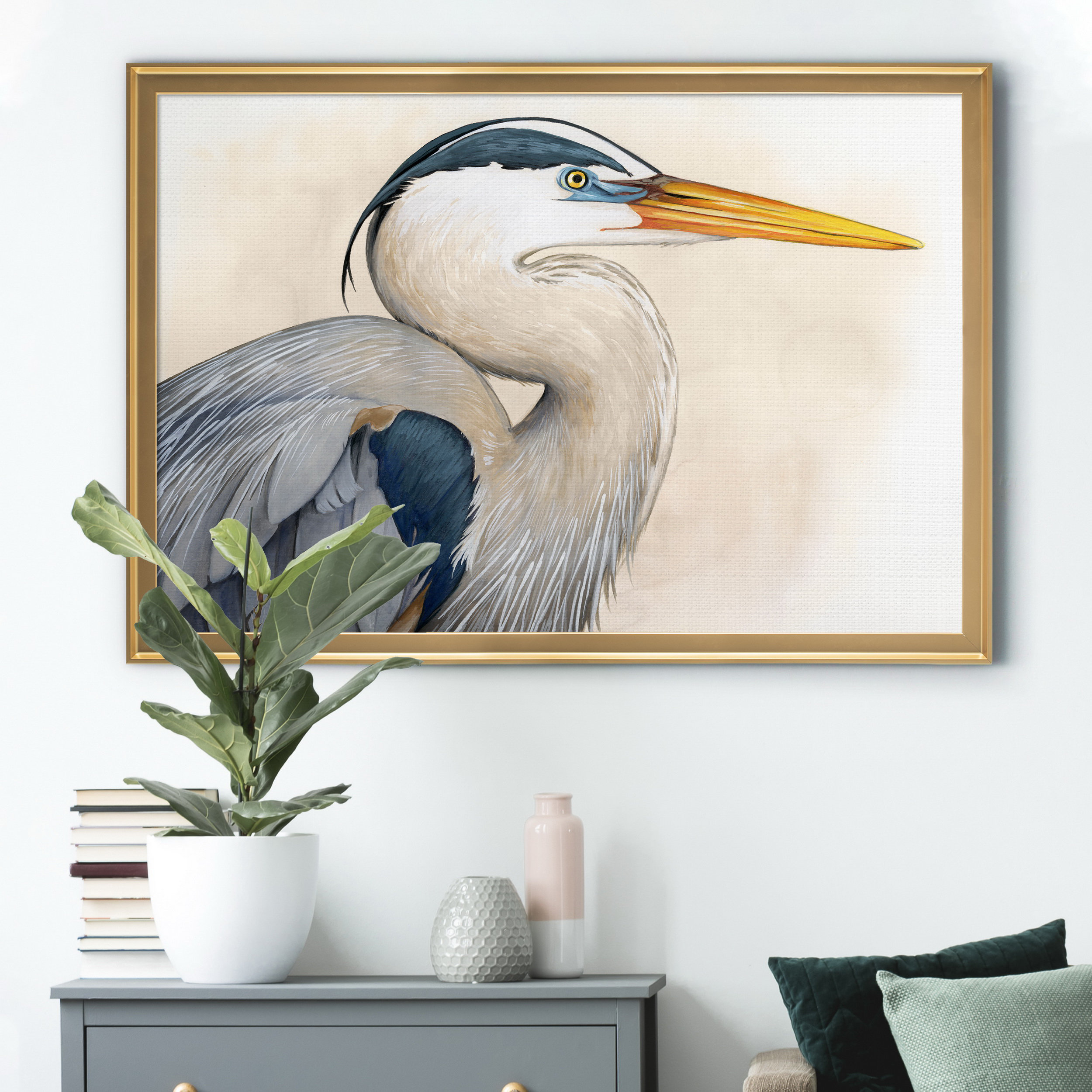 Breakwater Bay 'Wild Bison Study I' - Picture Frame Graphic Art on ...